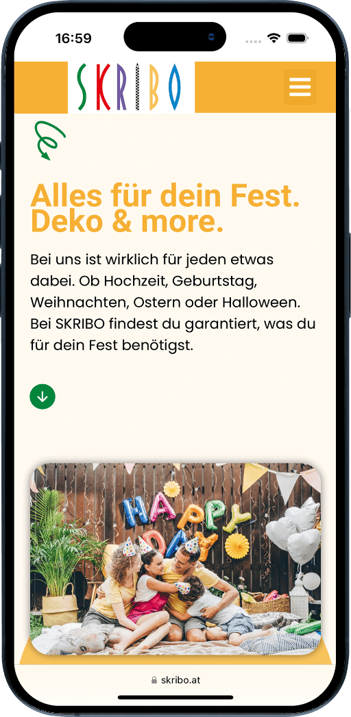 SKRIBO Website Relaunch - SuS.digital
